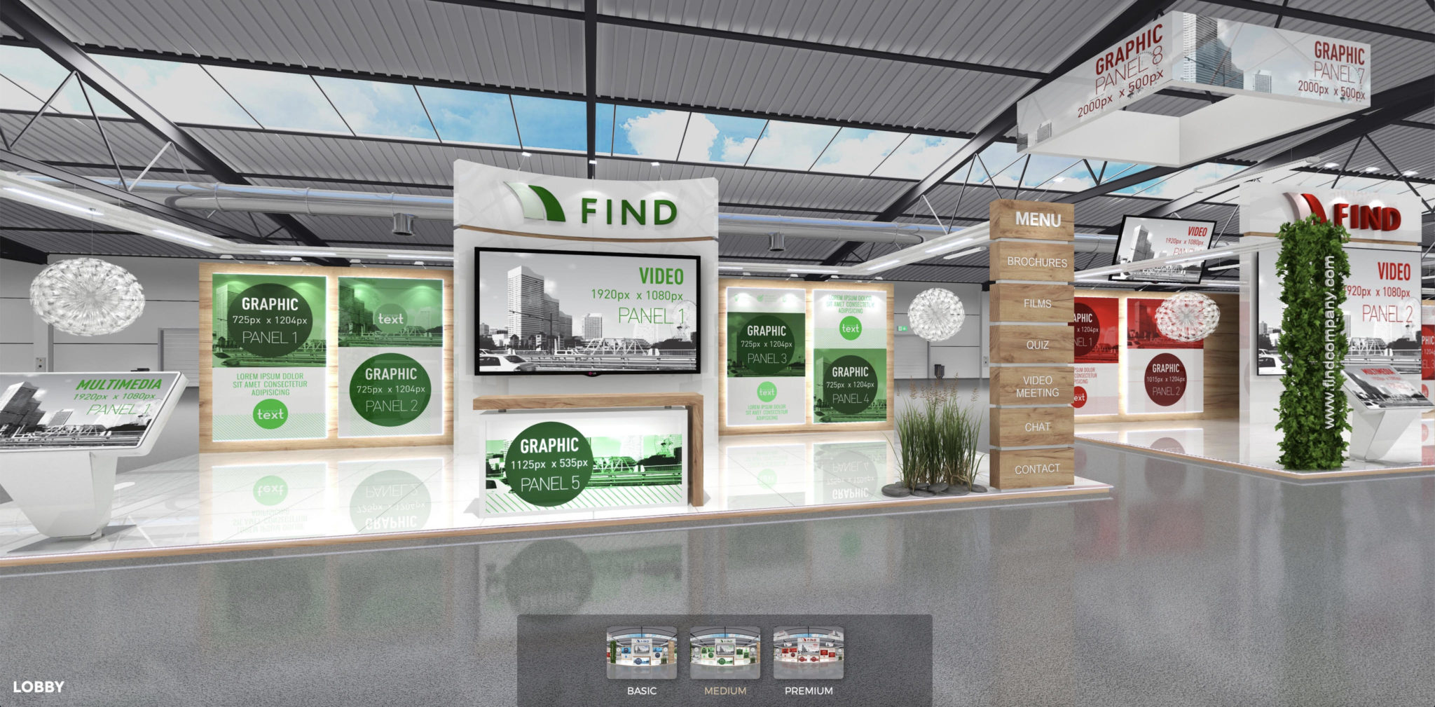 Online trade fair platform – basic elements – Event Logistica – Fair Stands